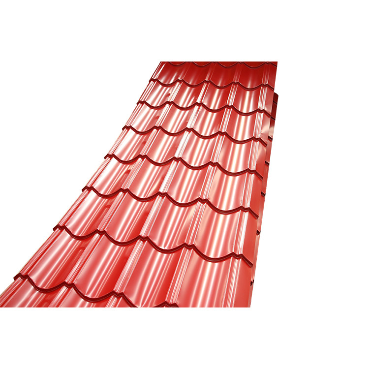 Red GI Roofing Sheet PPGI Roof Sheet Hot Dipped Z30 Galvanized Metal ...