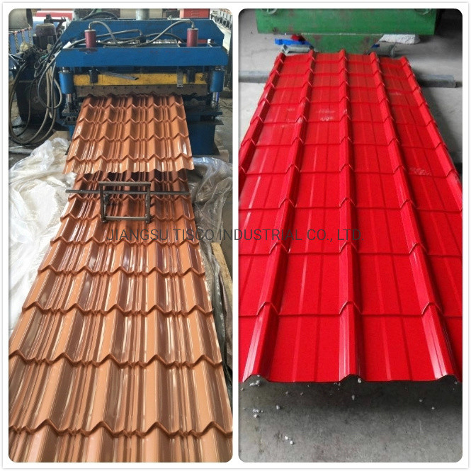 8ft Gi Roofing Sheet Green S220GD Color Coated Colored GI Sheet